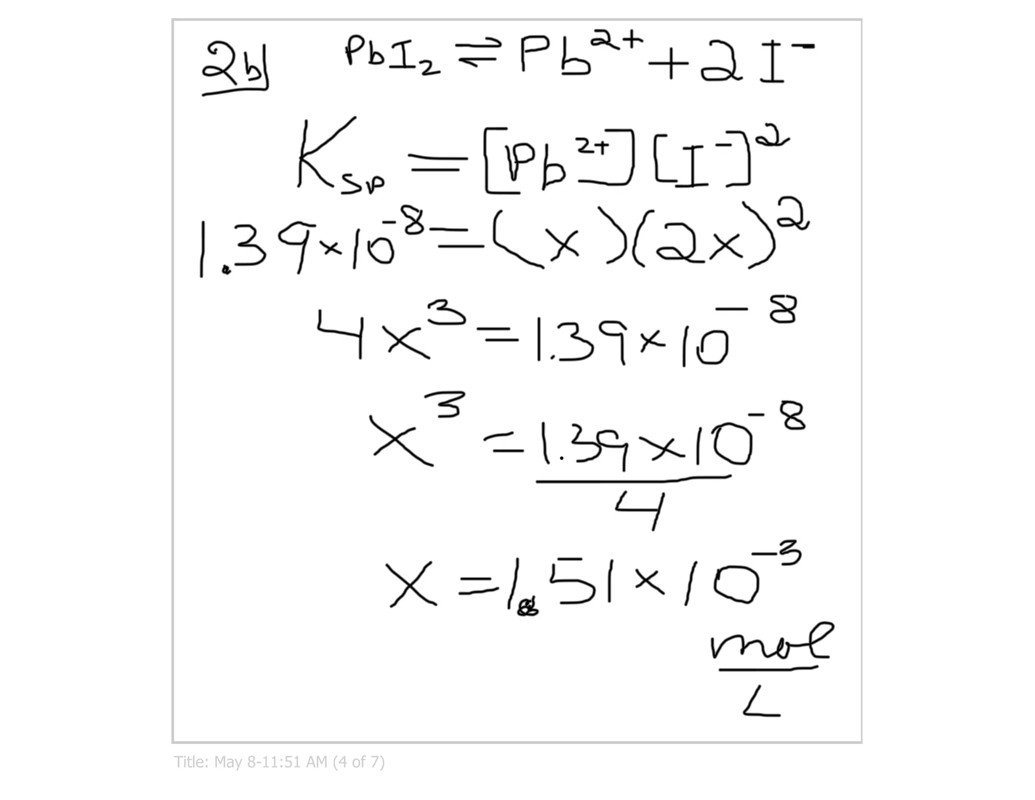 Assignment 1 Ksp Problems | PDF