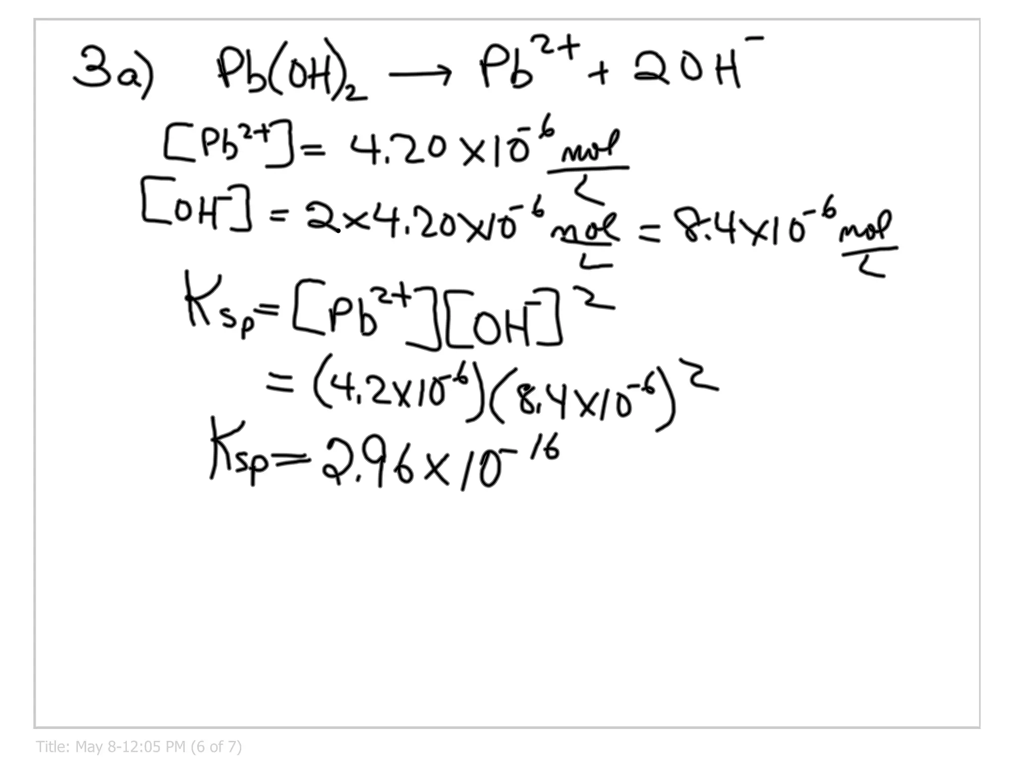 Assignment 1 Ksp Problems | PDF