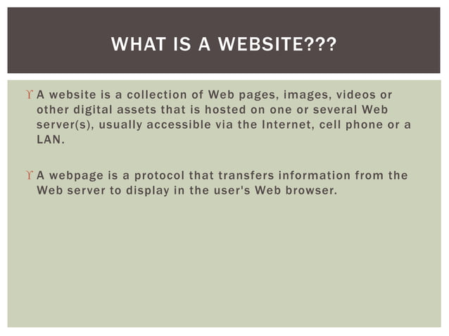 Designing a website | PPTX