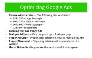 Google Ads Optimization | PPTX