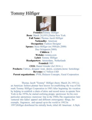 Famous accessory designers | DOCX