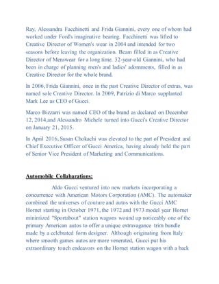 Famous accessory designers | DOCX