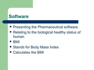 Medical BMI software | PPT