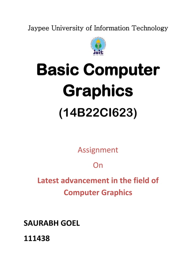 Advancements in Computer Graphics | DOCX