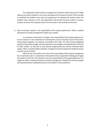question and answer about quality control | DOCX