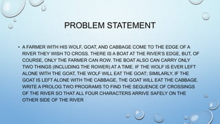 farmer , Cabbage , Goat , Wolf Assignment | PPTX