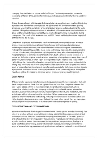 JAPANESE CONTRIBUTION TO PRODUCTION (OPERATION) MANAGEMENT | PDF