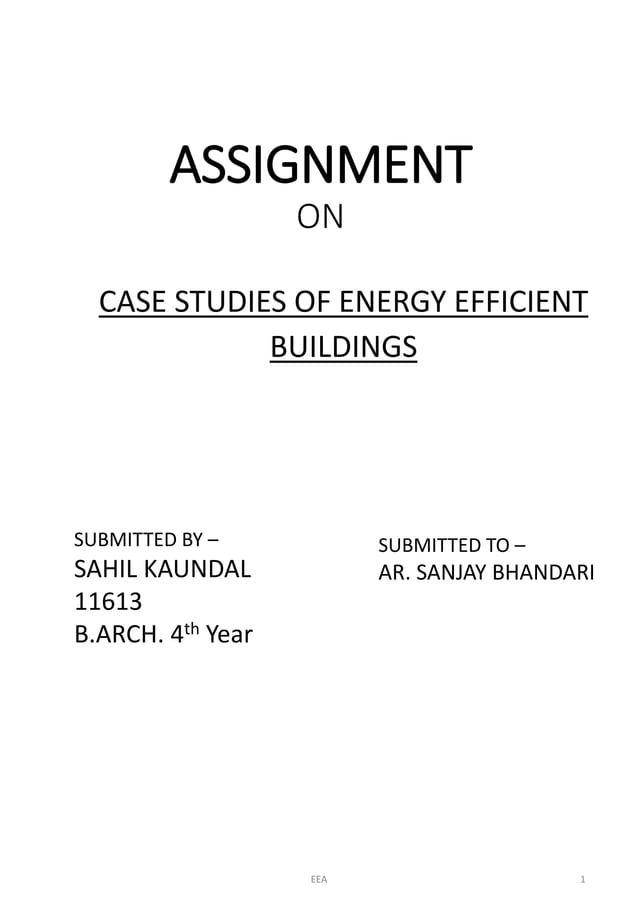 Energy Efficiency Case Studies(India and Abroad) | PDF
