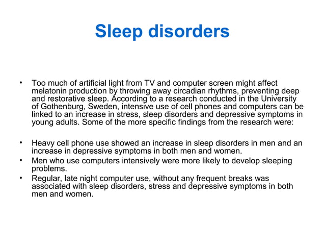 Diseases caused by Computer | PPT