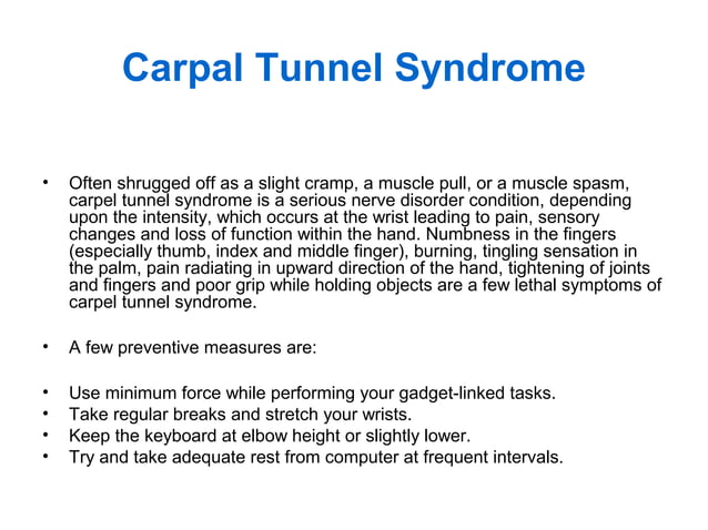 Diseases caused by Computer | PPT