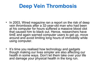 Diseases caused by Computer | PPT