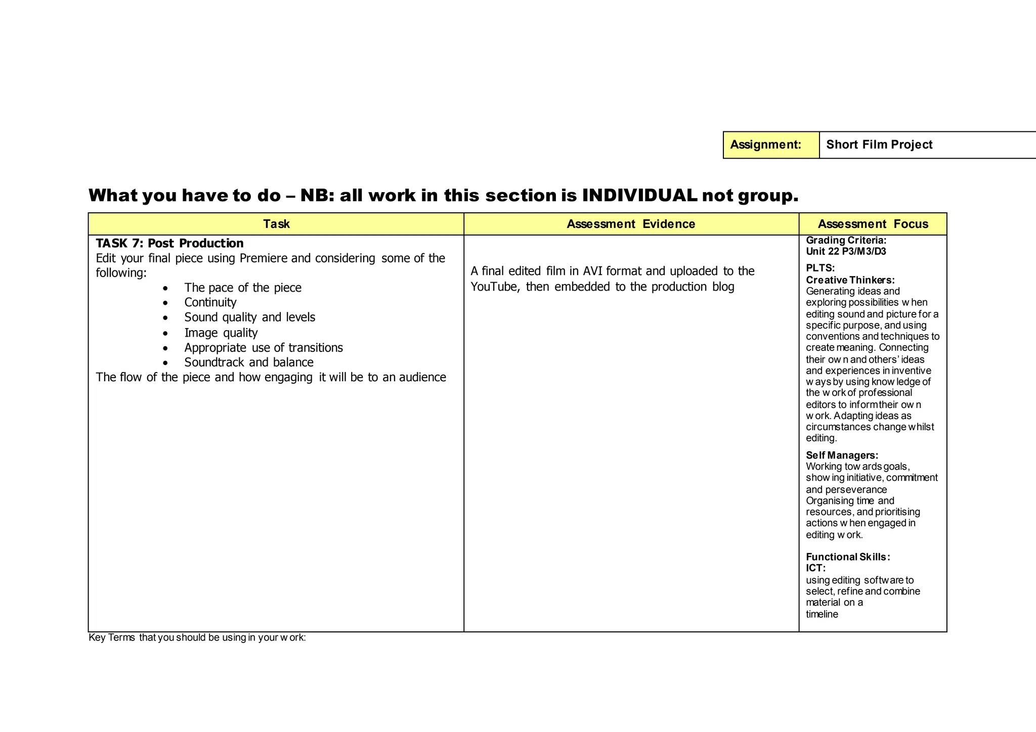 Assignment task 6&7 docx | DOCX
