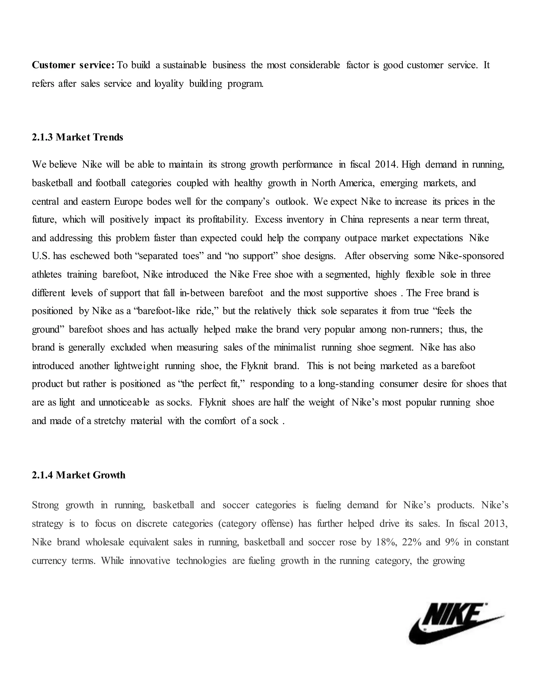 Assignment on Marketing Plan of Nike shoes | DOCX