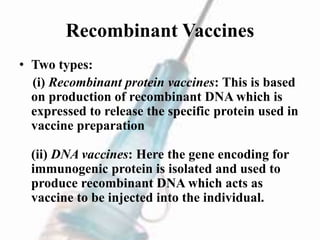 Production of Recombinant Pharmaceuticals | PPTX