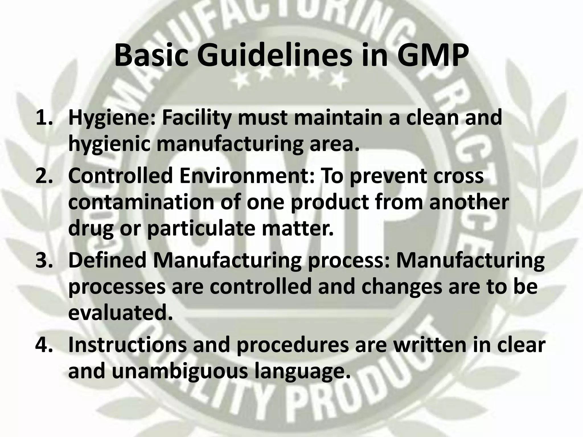 Biopharmaceutical Products, GMP, Manufacturing Facilities for ...