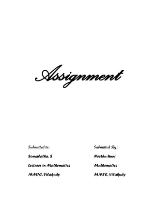 Assignment | PDF