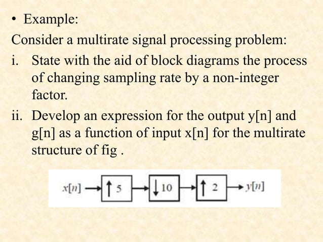 Multirate Dsp Ppt