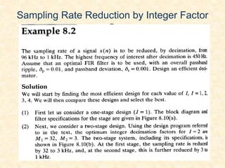 Multirate DSP | PPTX