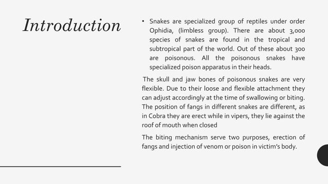 Biting mechanism of poisonous snakes.pdf | Dental Health | Diseases and ...