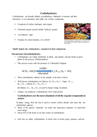 carbohydrates | DOCX