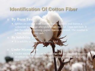 Identification of Textile Fibers | PPT