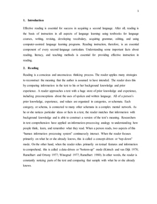 Teaching Reading Skills | PDF