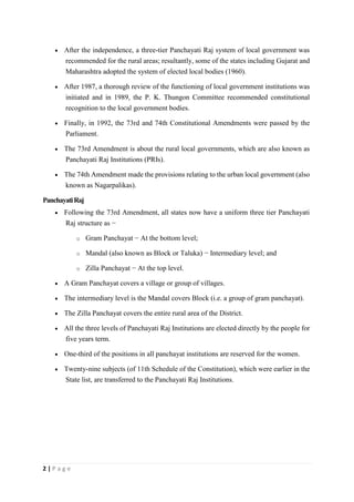 Assignment on local government | PDF