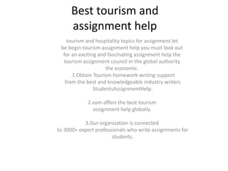 cth assignment help (ppt) | PPTX