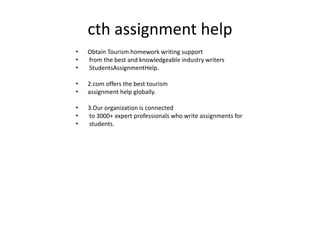 cth assignment help (ppt) | PPTX