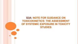 Safety guidelines- S3A and S3B | PPTX