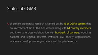 national agricutural research system | PPTX