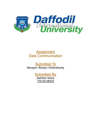 Data Communication Assignment | DOCX