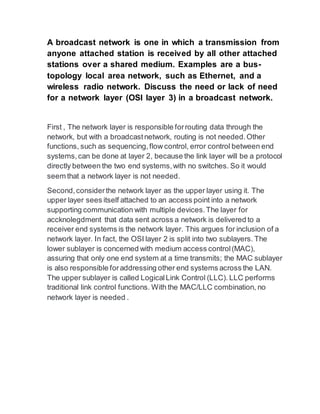 Data Communication Assignment | DOCX | Computer Networking | Computing