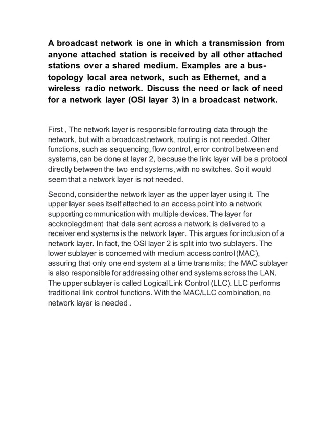 Data Communication Assignment | DOCX | Computer Networking | Computing