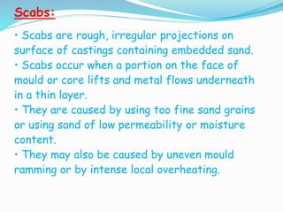 Casting Defects And Remedies | PPTX