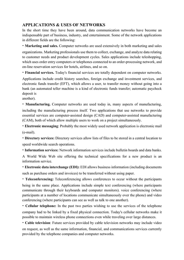 Assignment 1,computer networks-317 | PDF