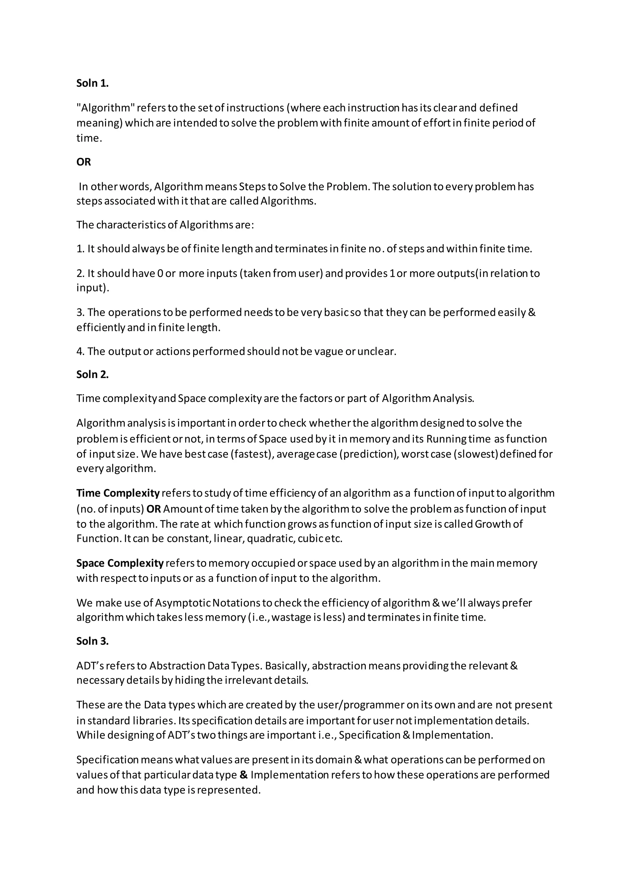 Data Structures And Algorithms Pdf