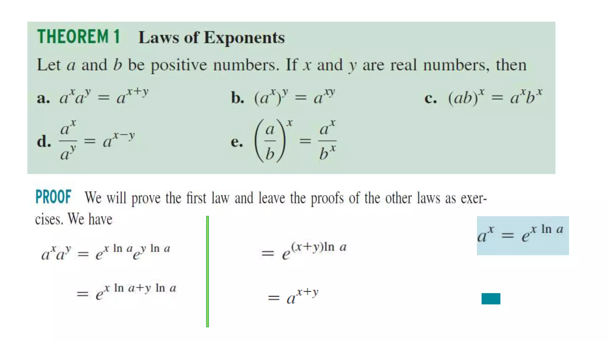 General Exponential Function | PPT