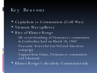 Assignment 2 Cambodia Killing Fields | PPT