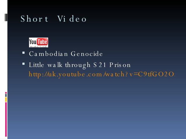 Assignment 2 Cambodia Killing Fields | PPT