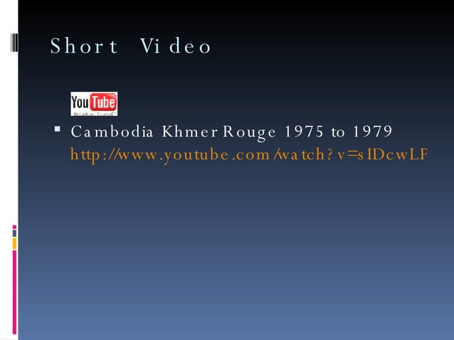 Assignment 2 Cambodia Killing Fields | PPT