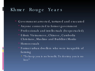 Assignment 2 Cambodia Killing Fields | PPT