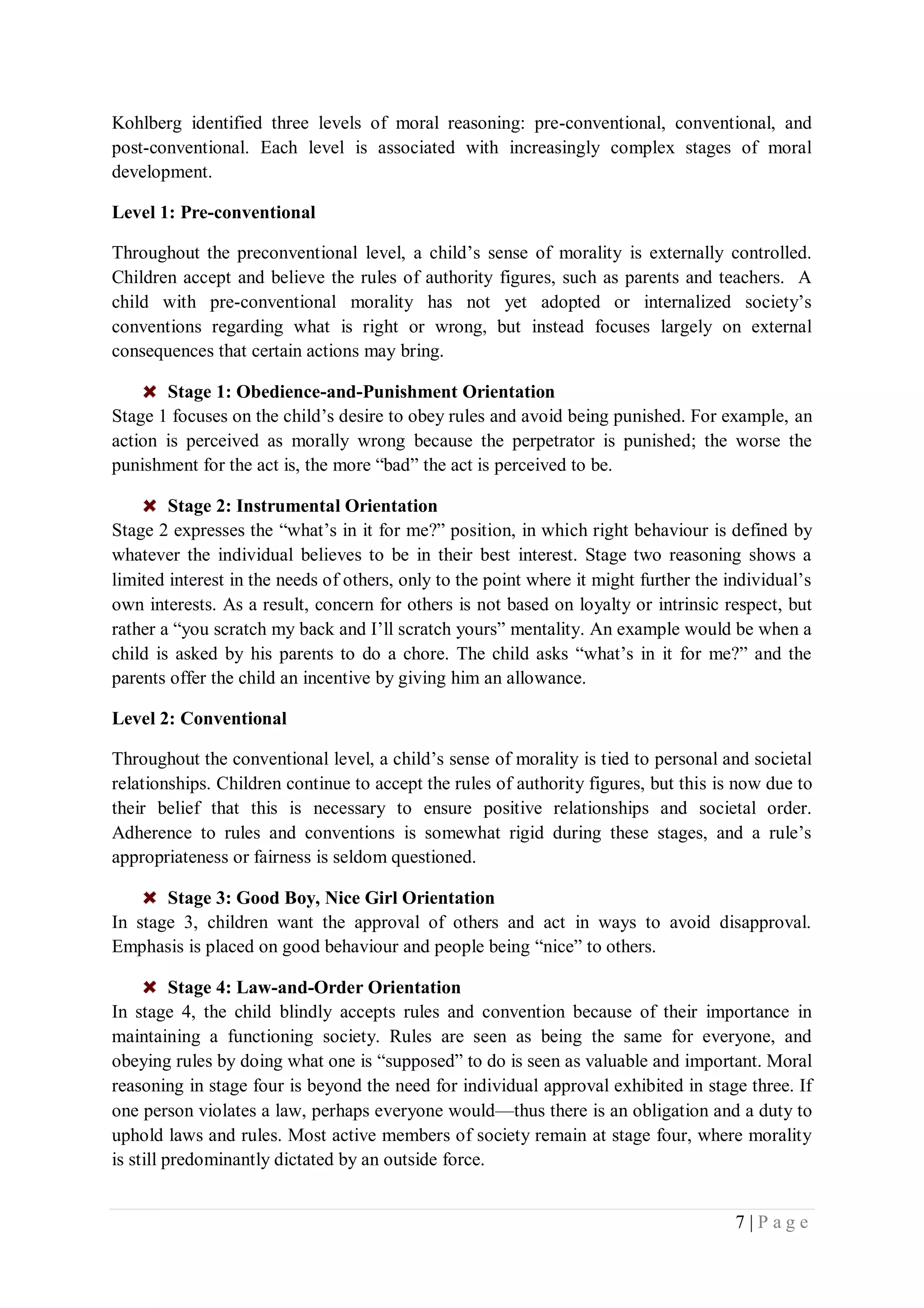 Nature and nurture, Piagot’s theory of cognitive development, Freud’s psychoanalytical ...