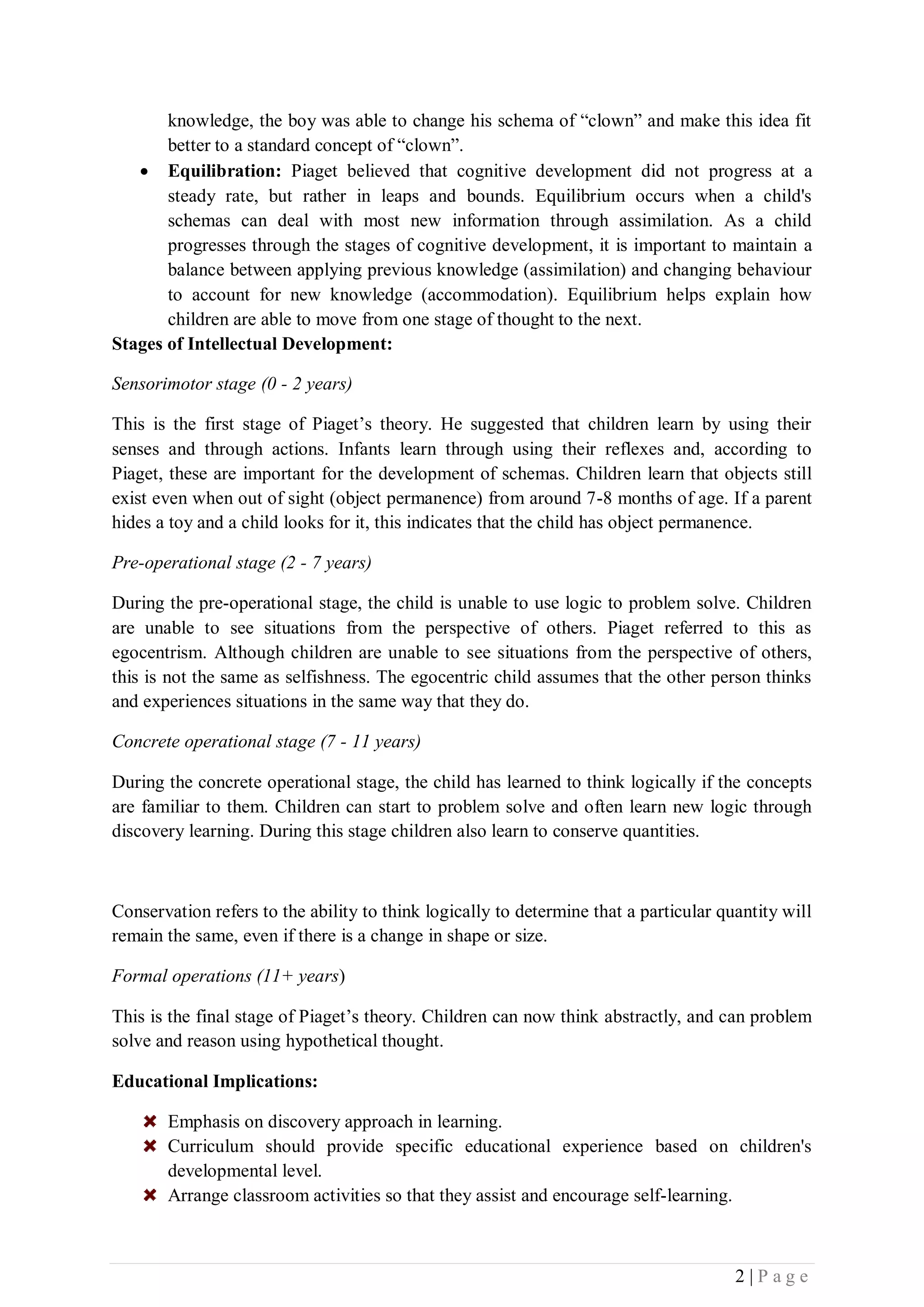 Nature and nurture, Piagot’s theory of cognitive development, Freud’s psychoanalytical ...