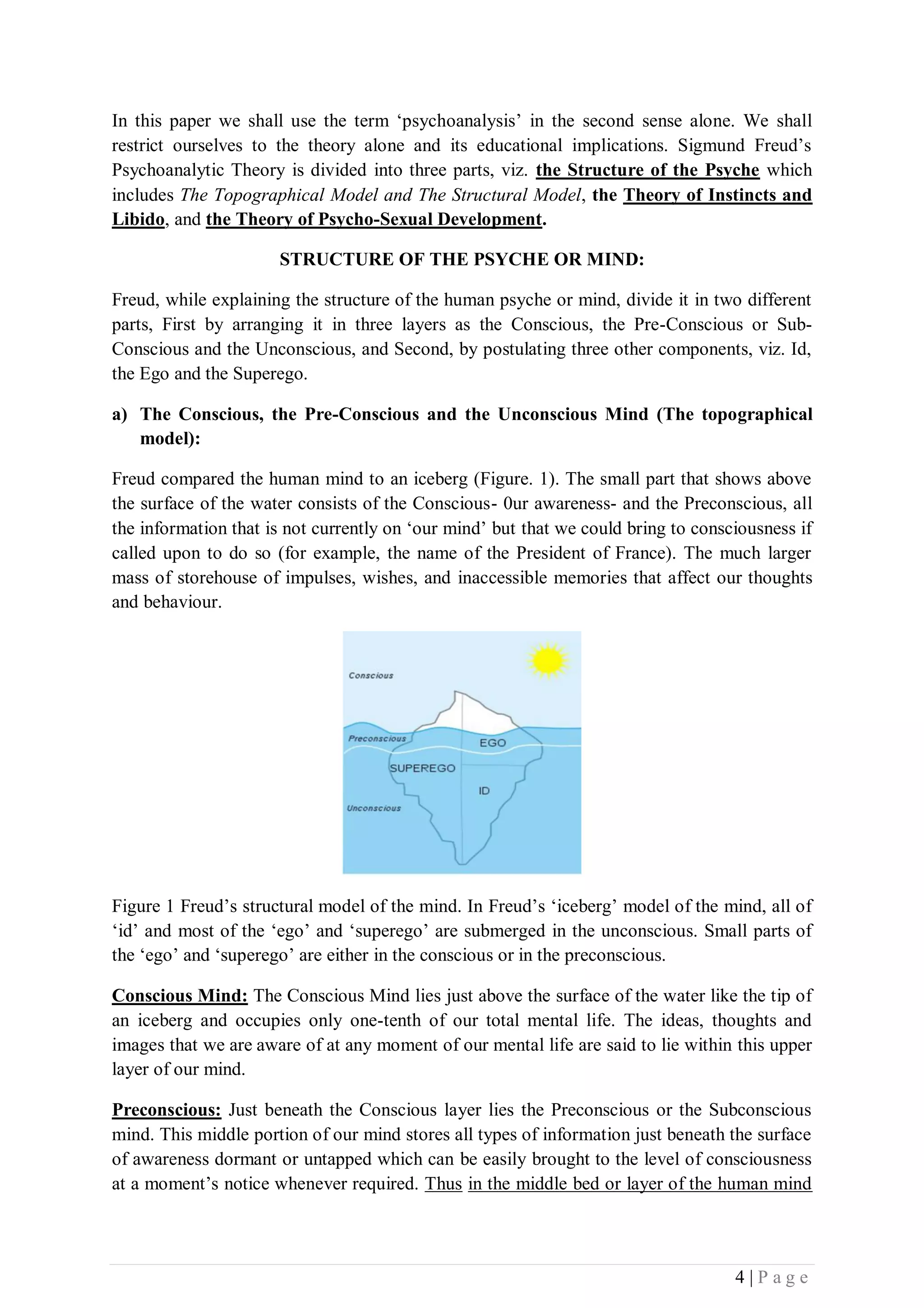 Nature and nurture, Piagot’s theory of cognitive development, Freud’s psychoanalytical ...