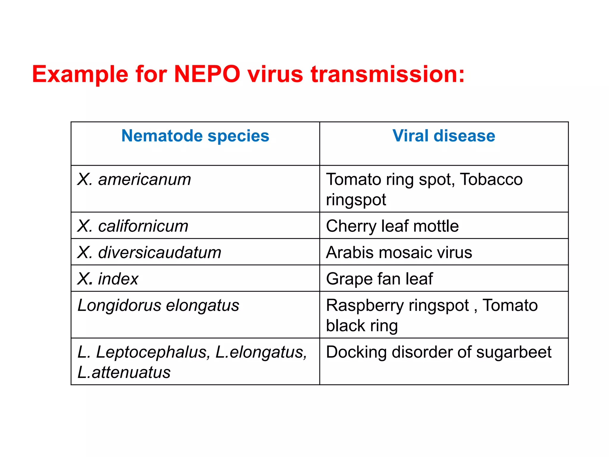 Nematode virus interaction | PPTX