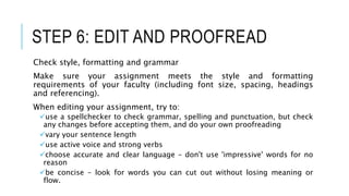 How to Write a First Class Assignment | PPTX