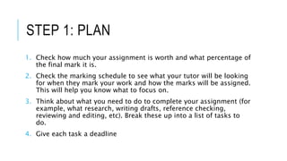 How to Write a First Class Assignment | PPTX