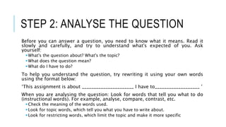 How to Write a First Class Assignment | PPTX