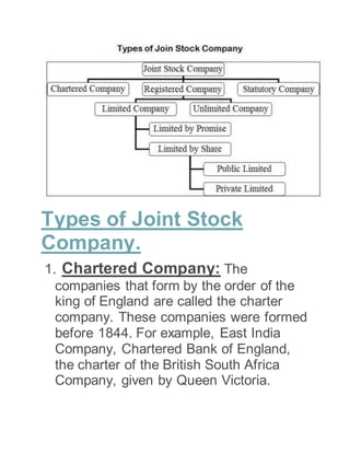 Joint Stock Company Example